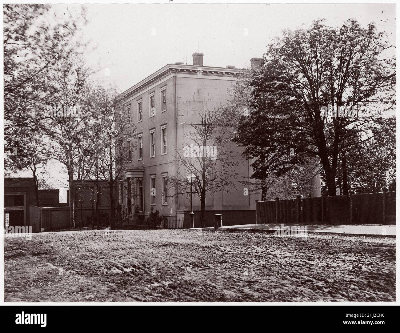 Jeff. Davis House, Executive Mansion, C.S.A., Richmond 1865 Alexander ...