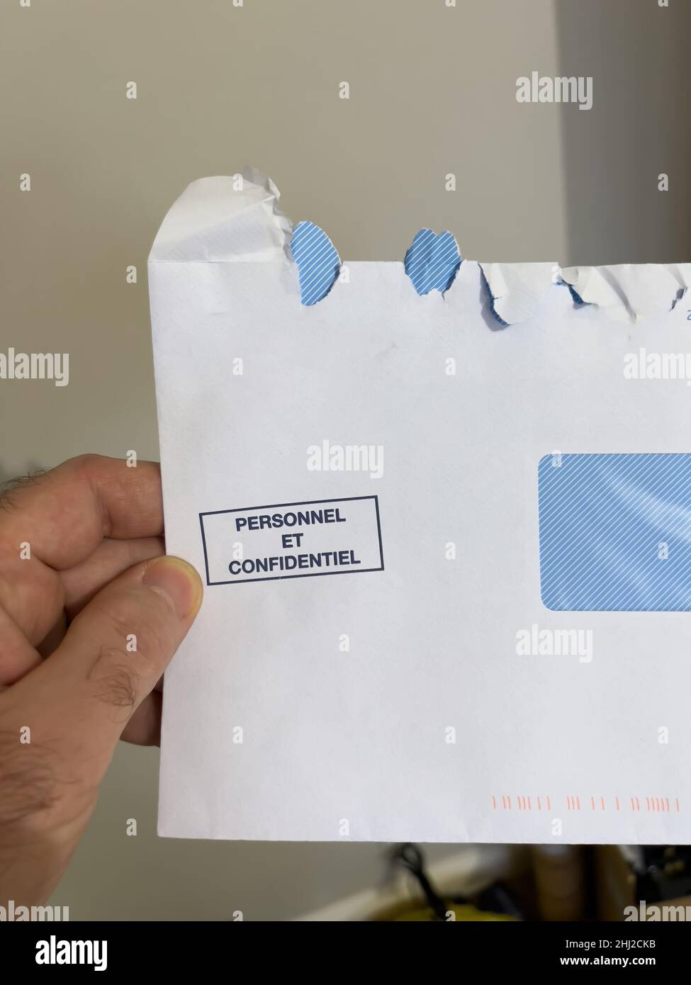 Personnel et confidentiel hi-res stock photography and images - Alamy