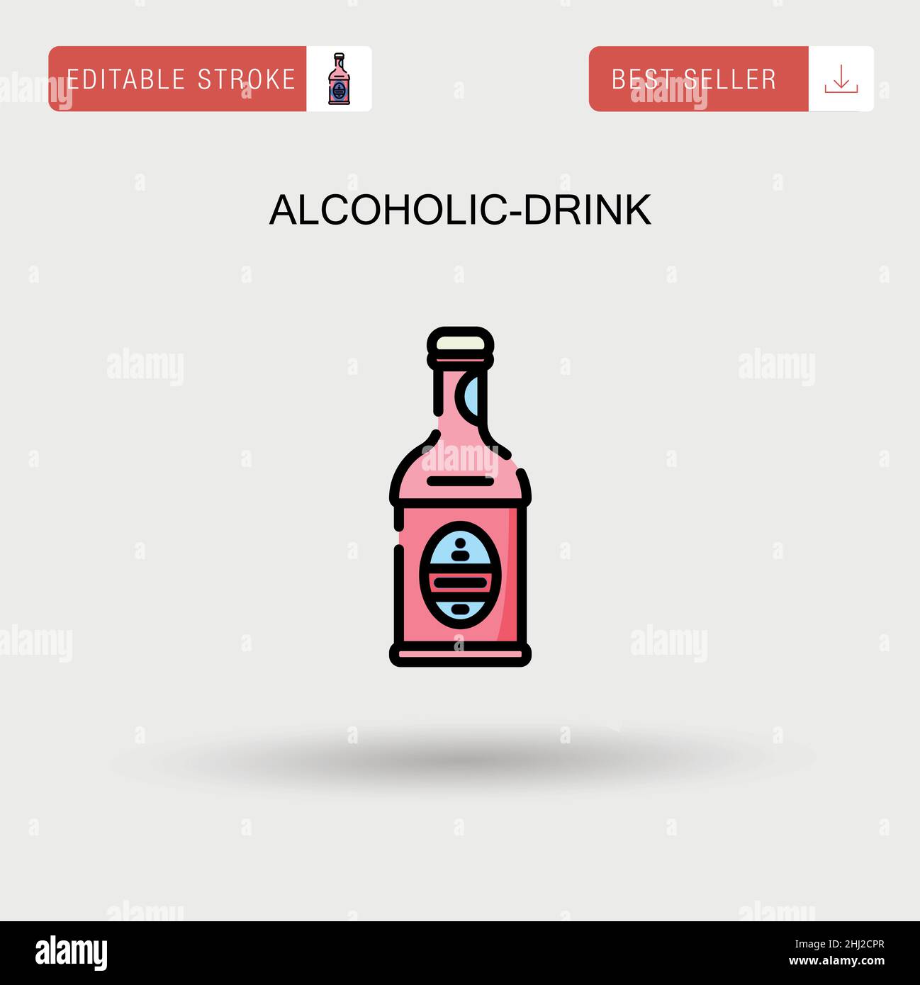 Vintage alcoholic drink Stock Vector Images - Alamy