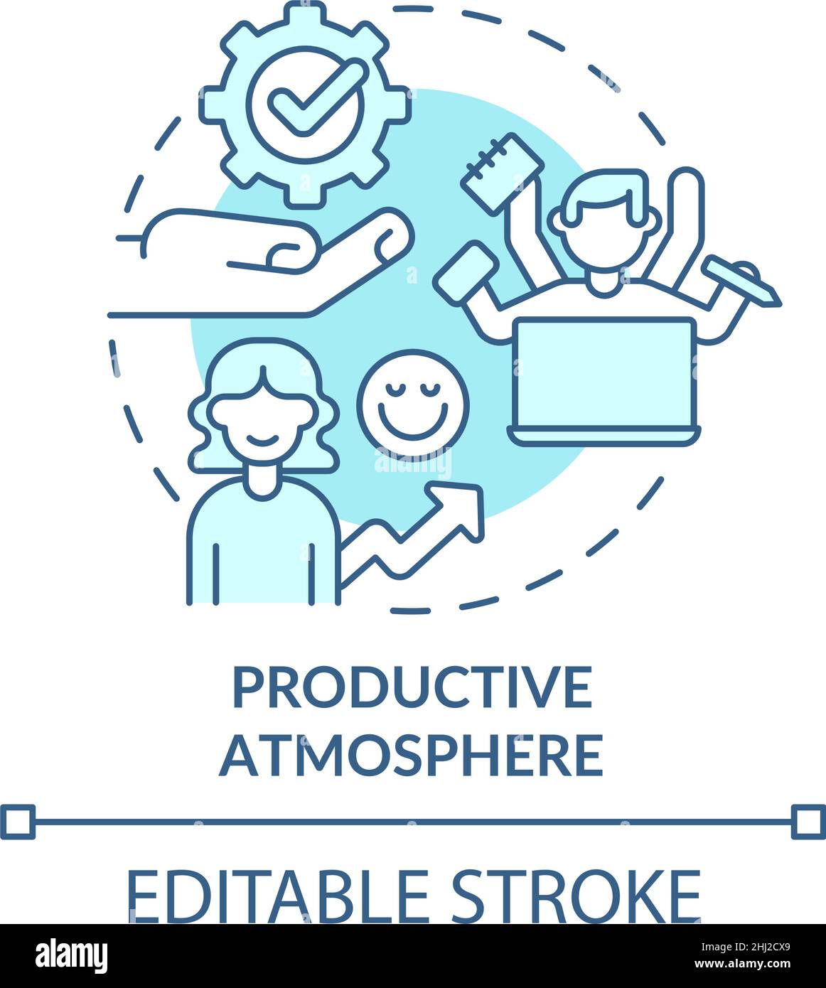 Productive atmosphere Stock Vector Images - Alamy