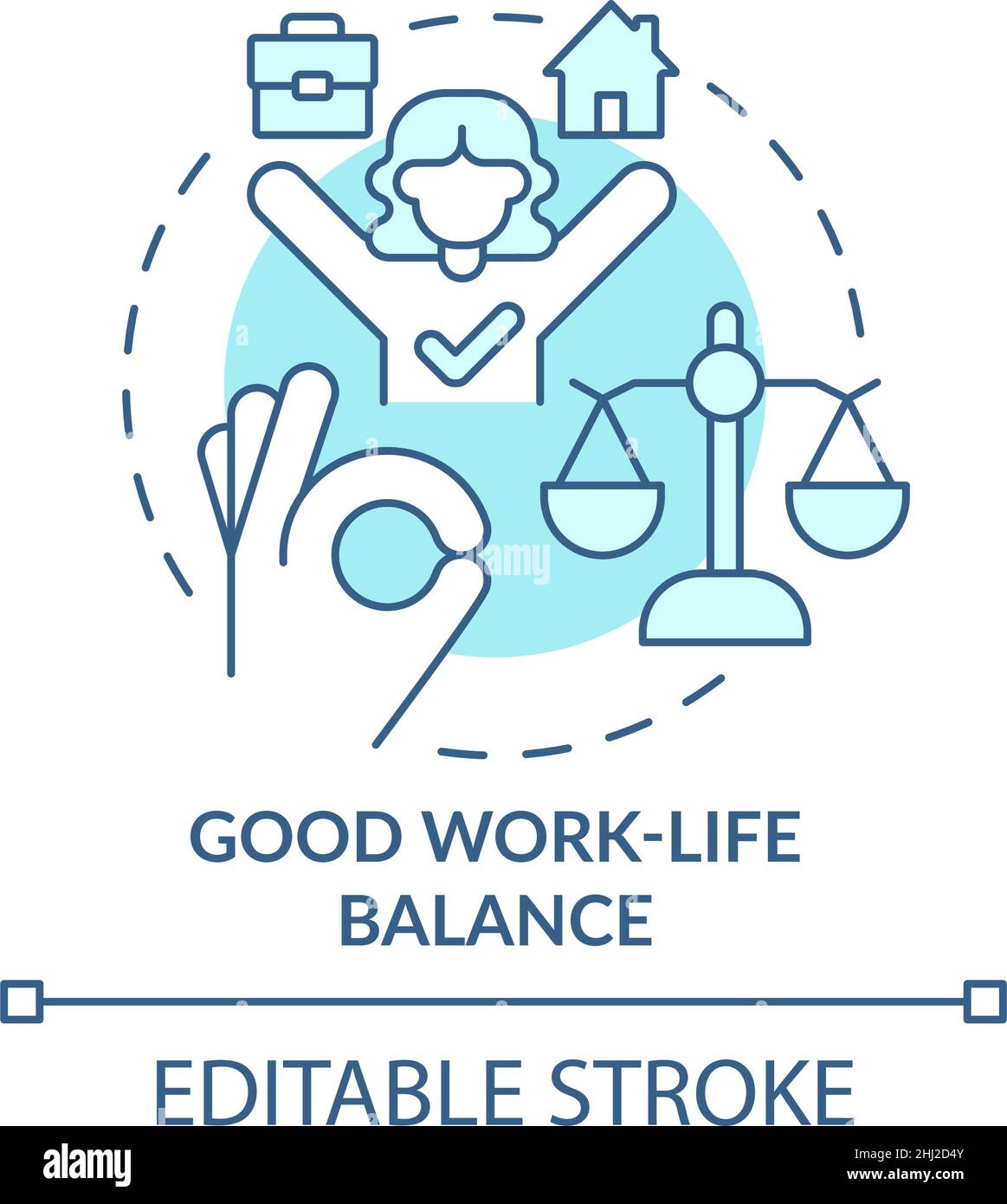 Good work environment Stock Vector Images - Alamy