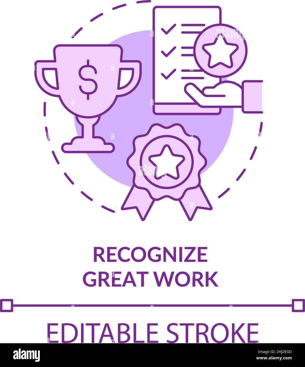 Recognize Employee Stock Vector Images - Alamy