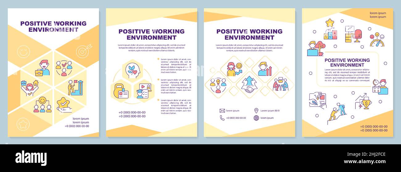 Work environment positive Stock Vector Images - Alamy