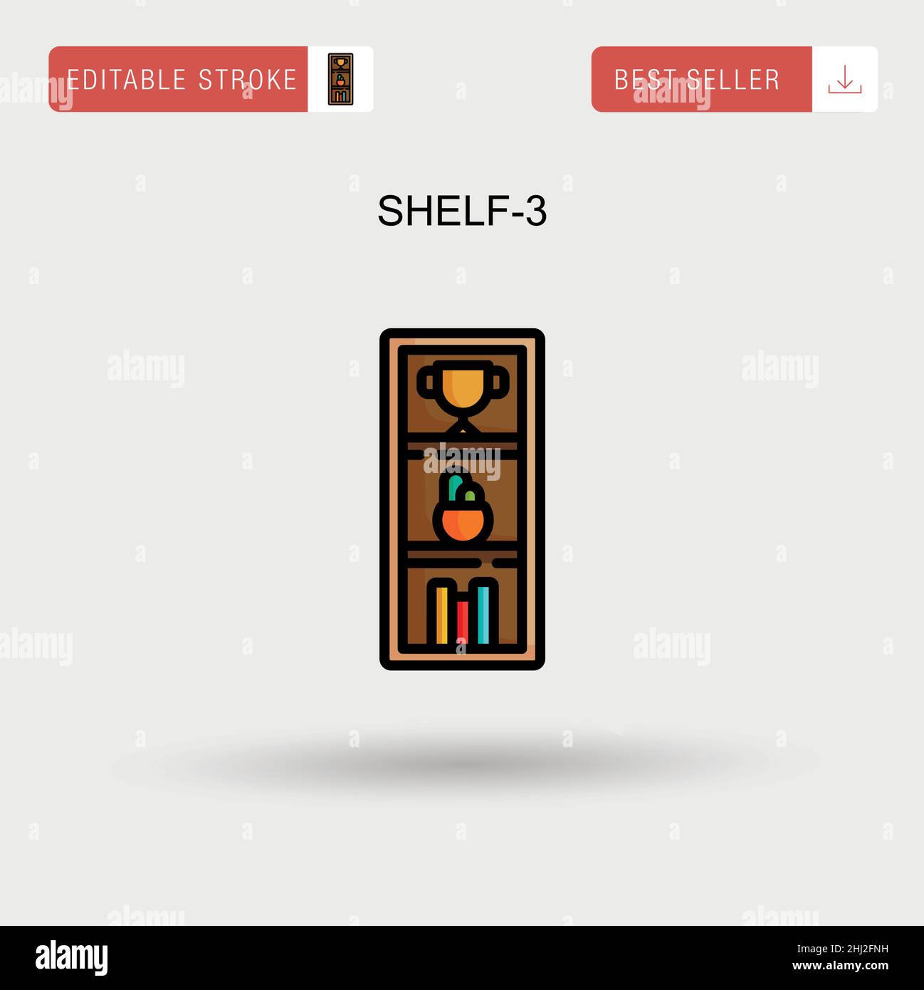 Home decor shelf Stock Vector Images - Alamy