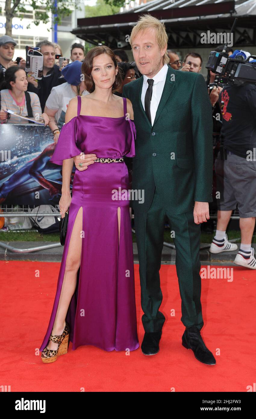 London, UK. Anna Friel and Rhys Ifans at the Gala Premiere of the film ...