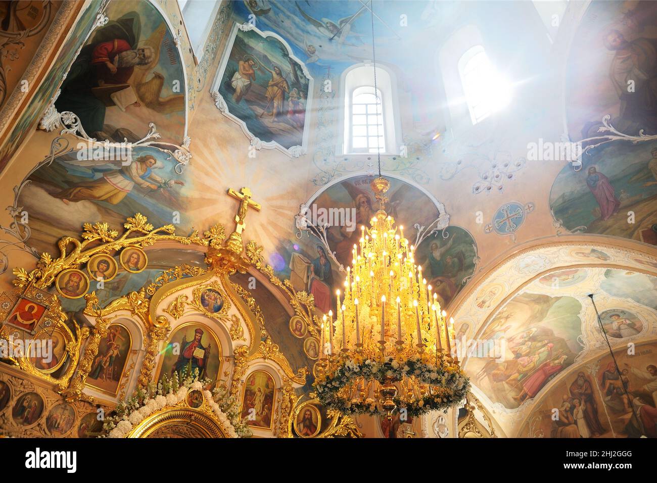 Orthodox icons ceiling hi-res stock photography and images - Alamy