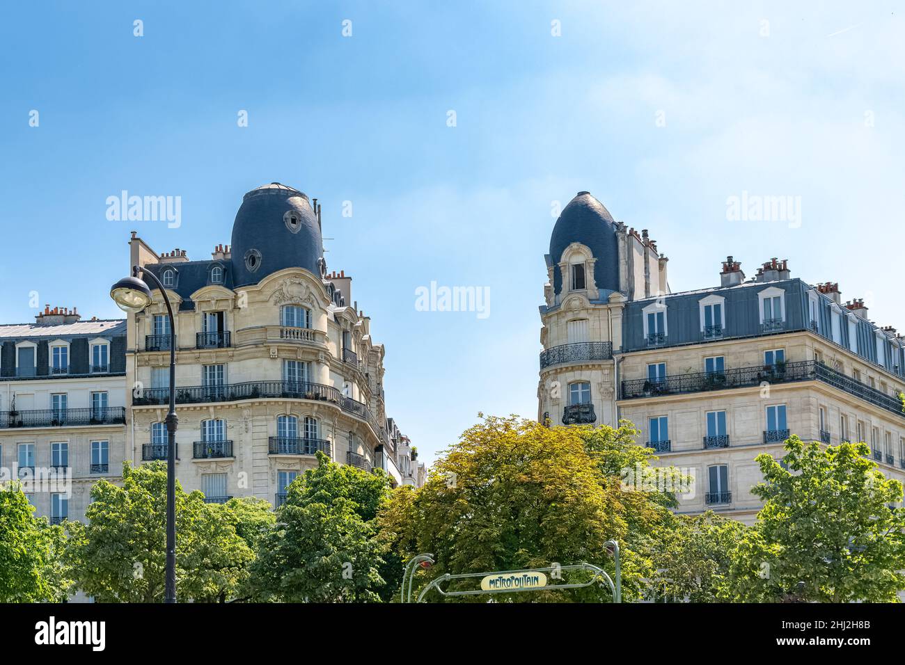 Paris, beautiful buildings, place de la Nation in the 11e district ...