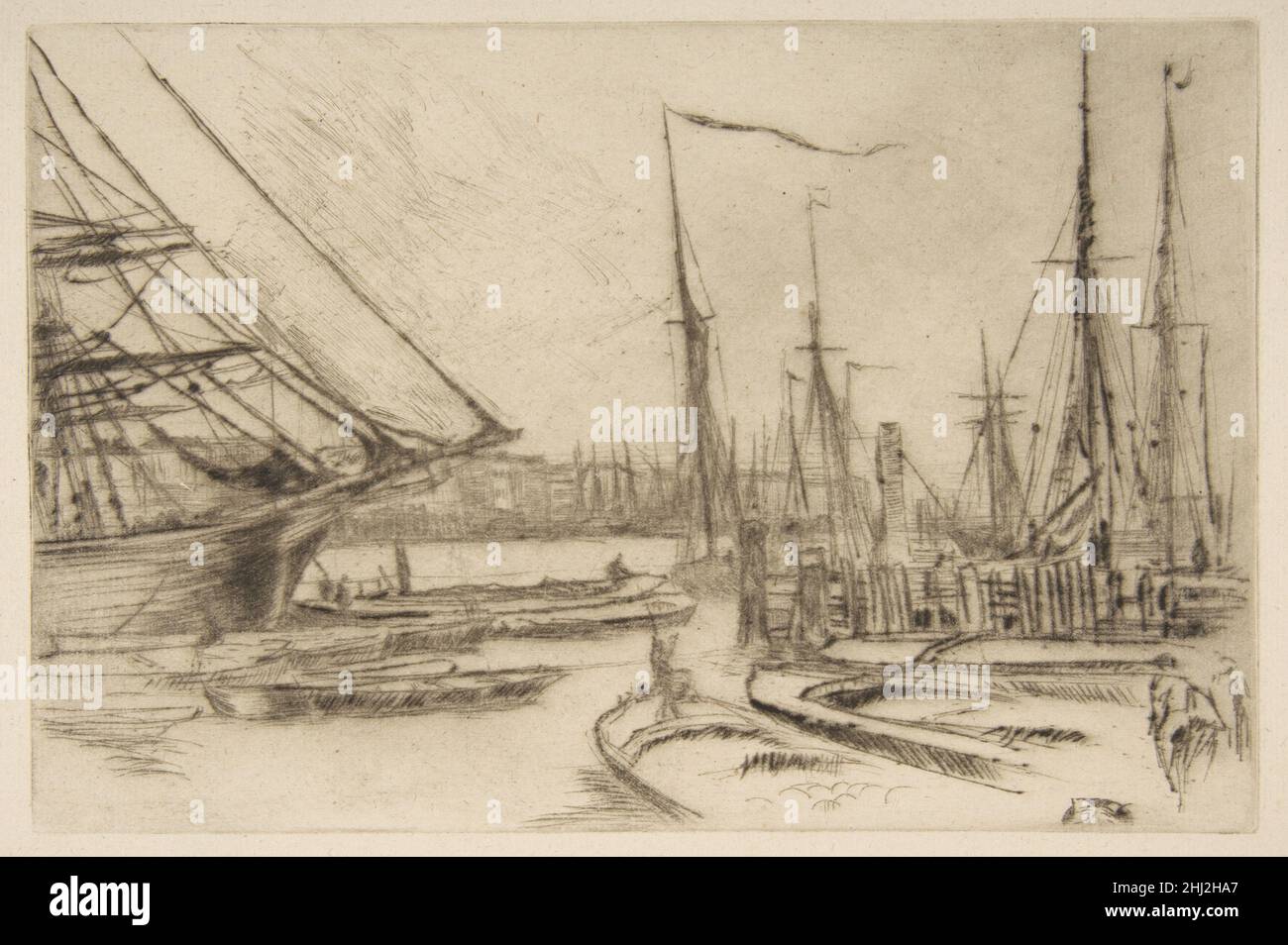 A Sketch from Billingsgate (From Billingsgate) 1878 James McNeill ...