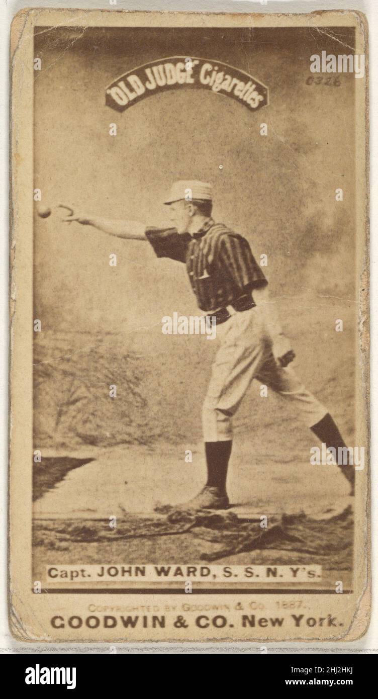 John Montgomery Ward, Captain and Shortstop, New York, from the Old ...