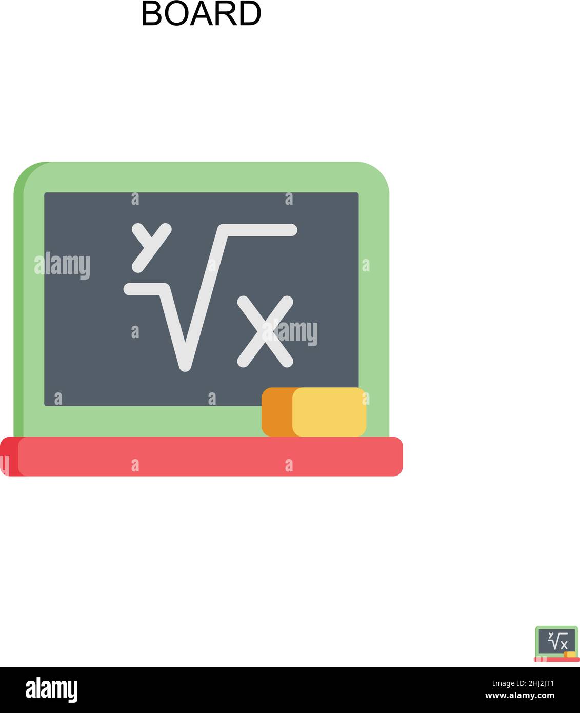 Board Simple vector icon. Illustration symbol design template for web ...