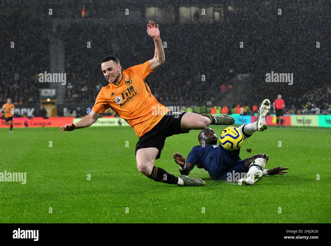 Wolves footballer Diogo Jota Wolverhampton Wanderers v Tottenham ...