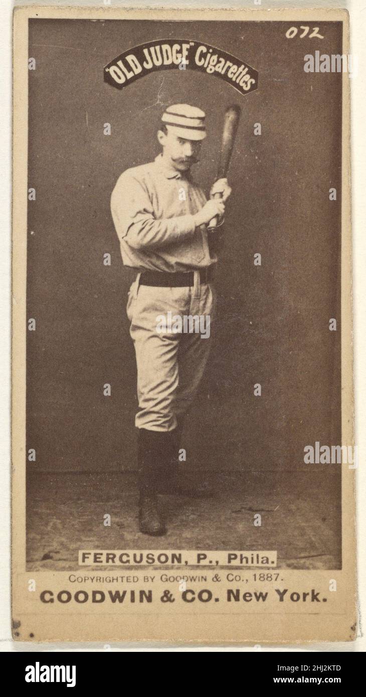 Charles J. "Charlie" Ferguson, Pitcher, Philadelphia, from the Old ...