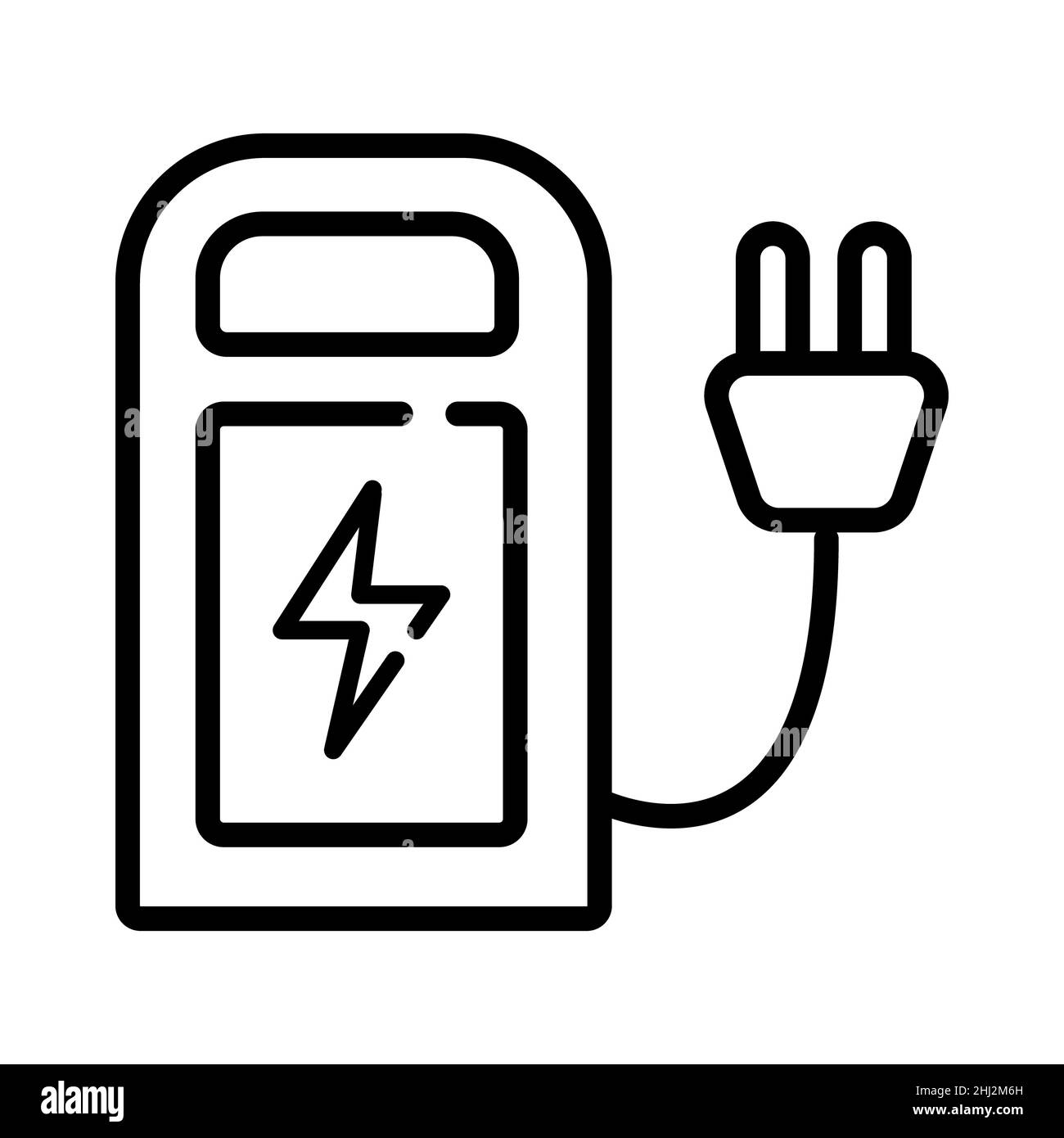 Biodiesel icon. Flat biofuel pictogram for web. Line stroke. Simple ...