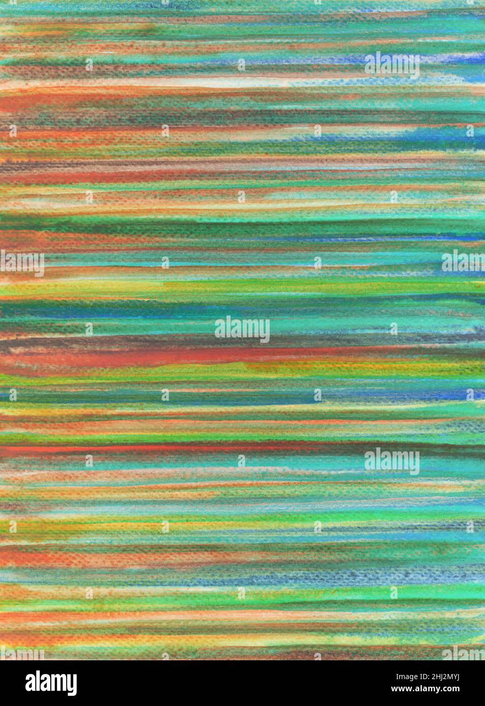 Hand painted watercolor graphic design element. Abstract striped ...