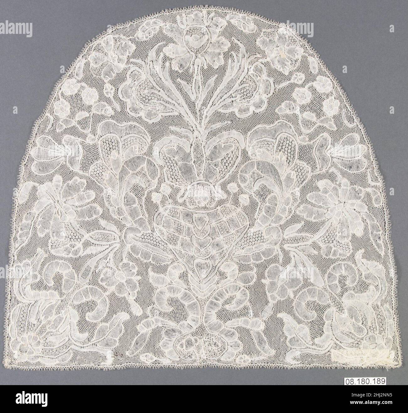 Cap crown late 18th century Flemish. Cap crown 214543 Stock Photo - Alamy