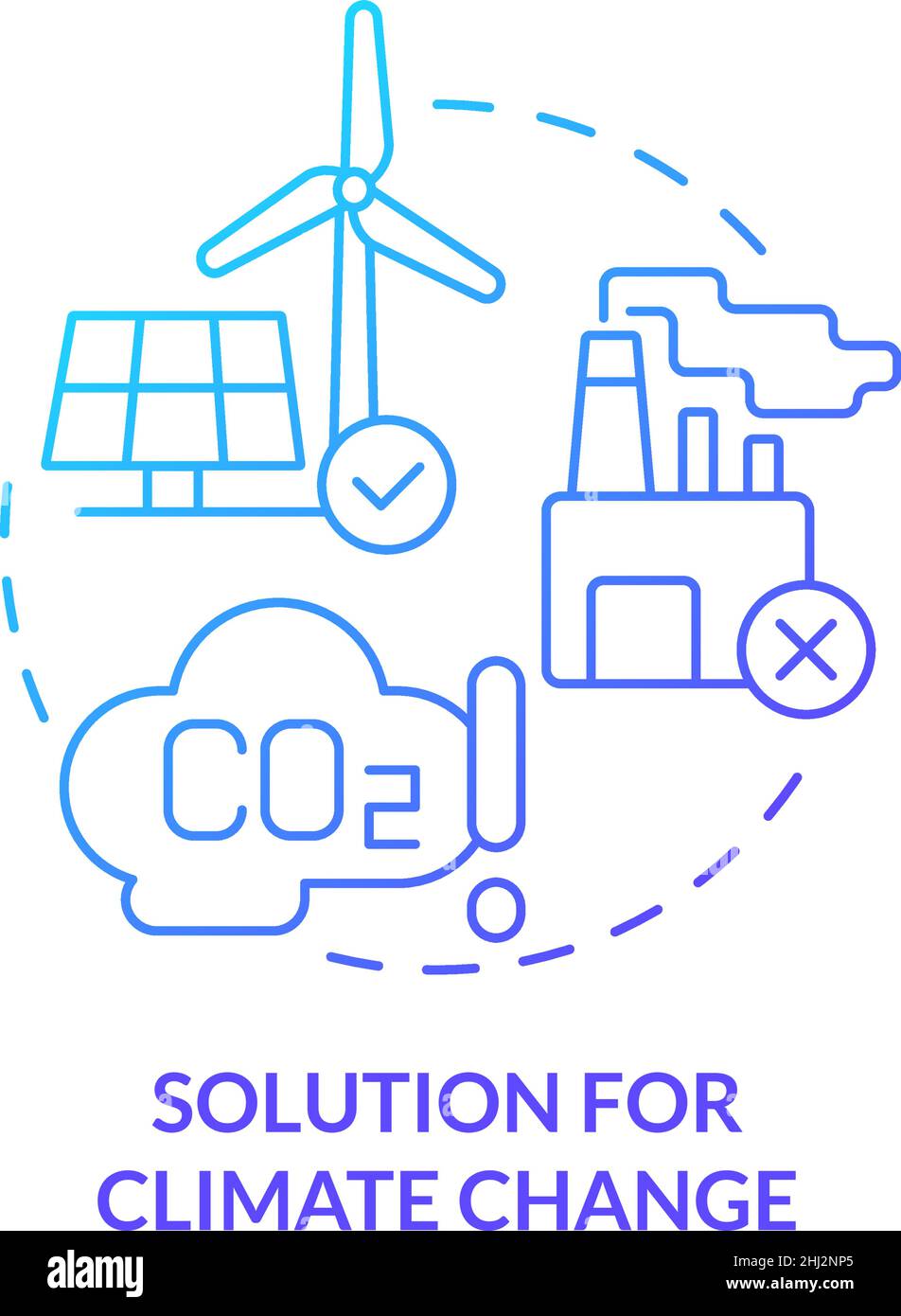 Solution for climate change blue gradient concept icon Stock Vector ... Solution for climate change blue gradient concept icon Stock Vector ...