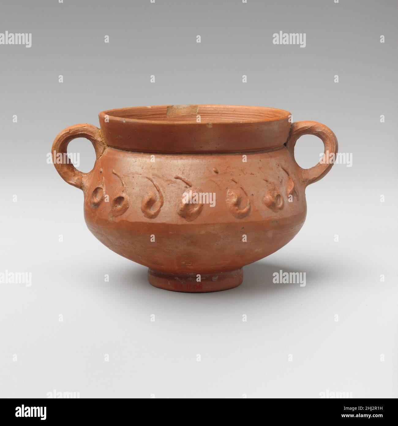 Terracotta cup with barbotine decoration mid-1st century A.D. Roman Two ...