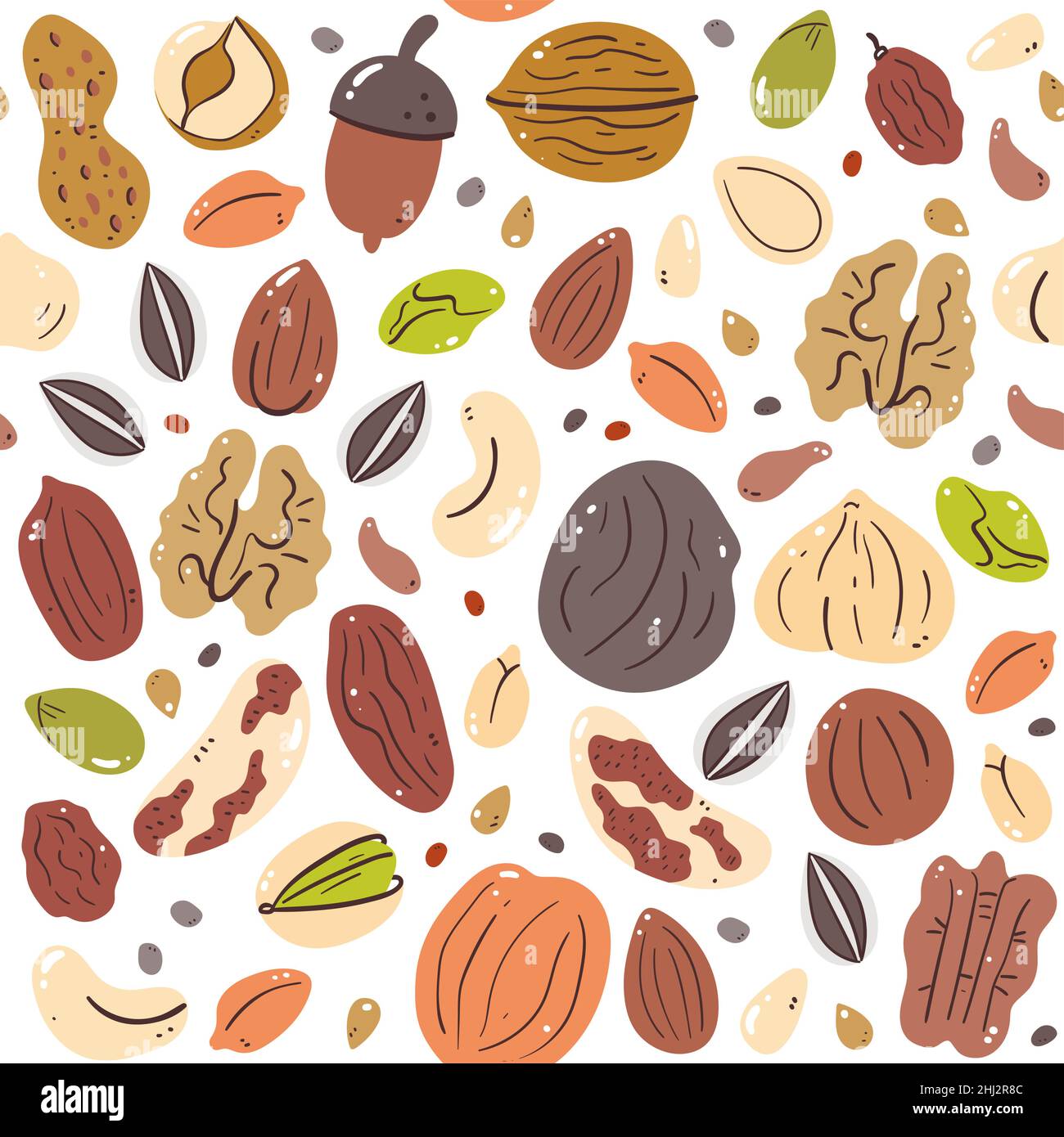 Seamless food ingredients pattern hi-res stock photography and images ...