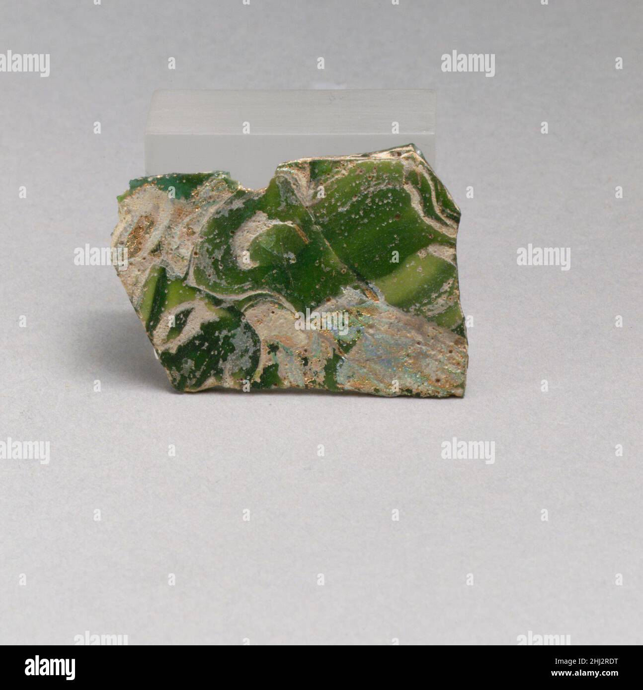 Glass mosaic inlay fragment late 1st century B.C.–early 1st century A.D ...