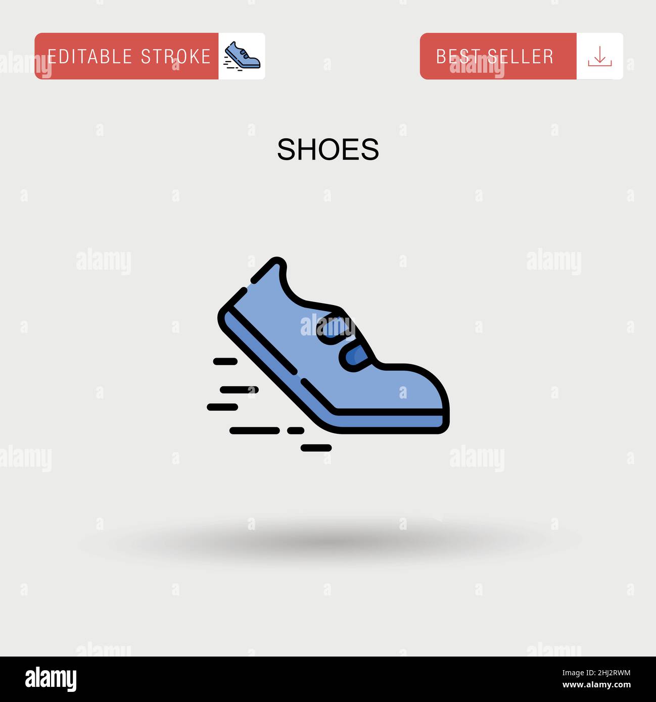 Shoes Simple vector icon Stock Vector Image & Art - Alamy