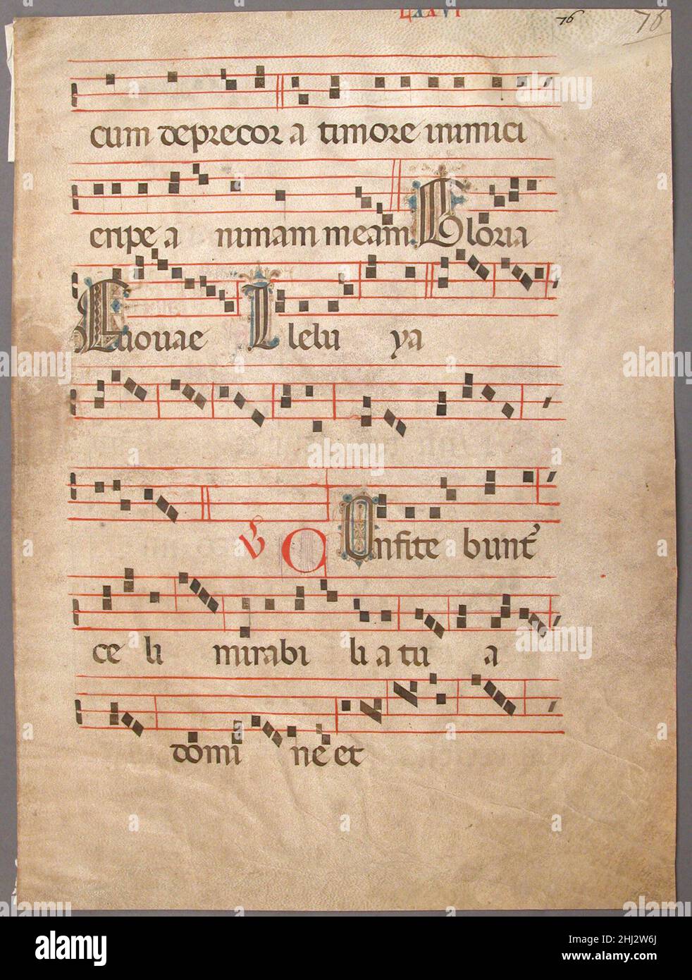 Manuscript Leaf, from a Gradual first half 14th century Italian ...