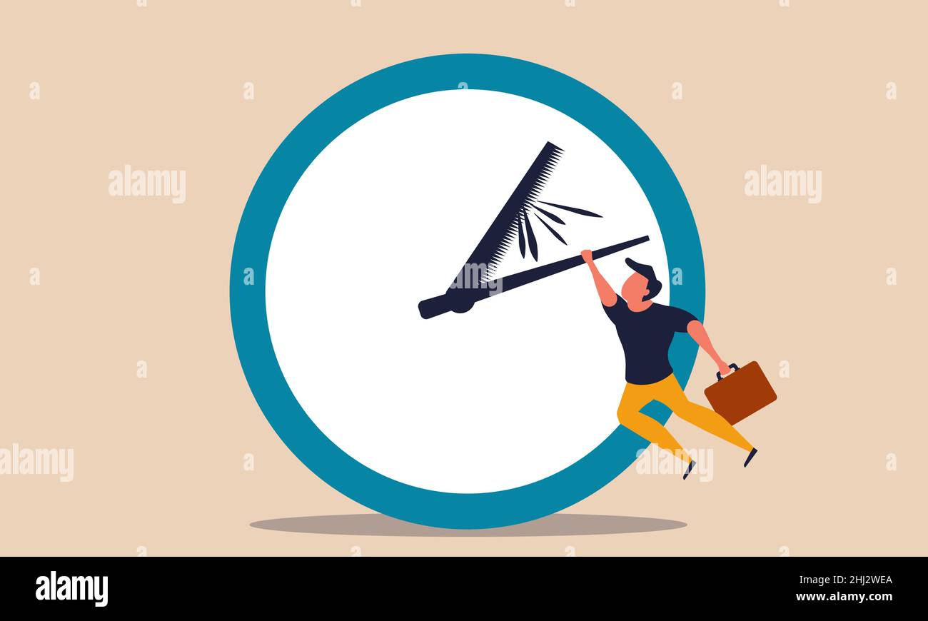 Panic alarm clock Stock Vector Images - Alamy