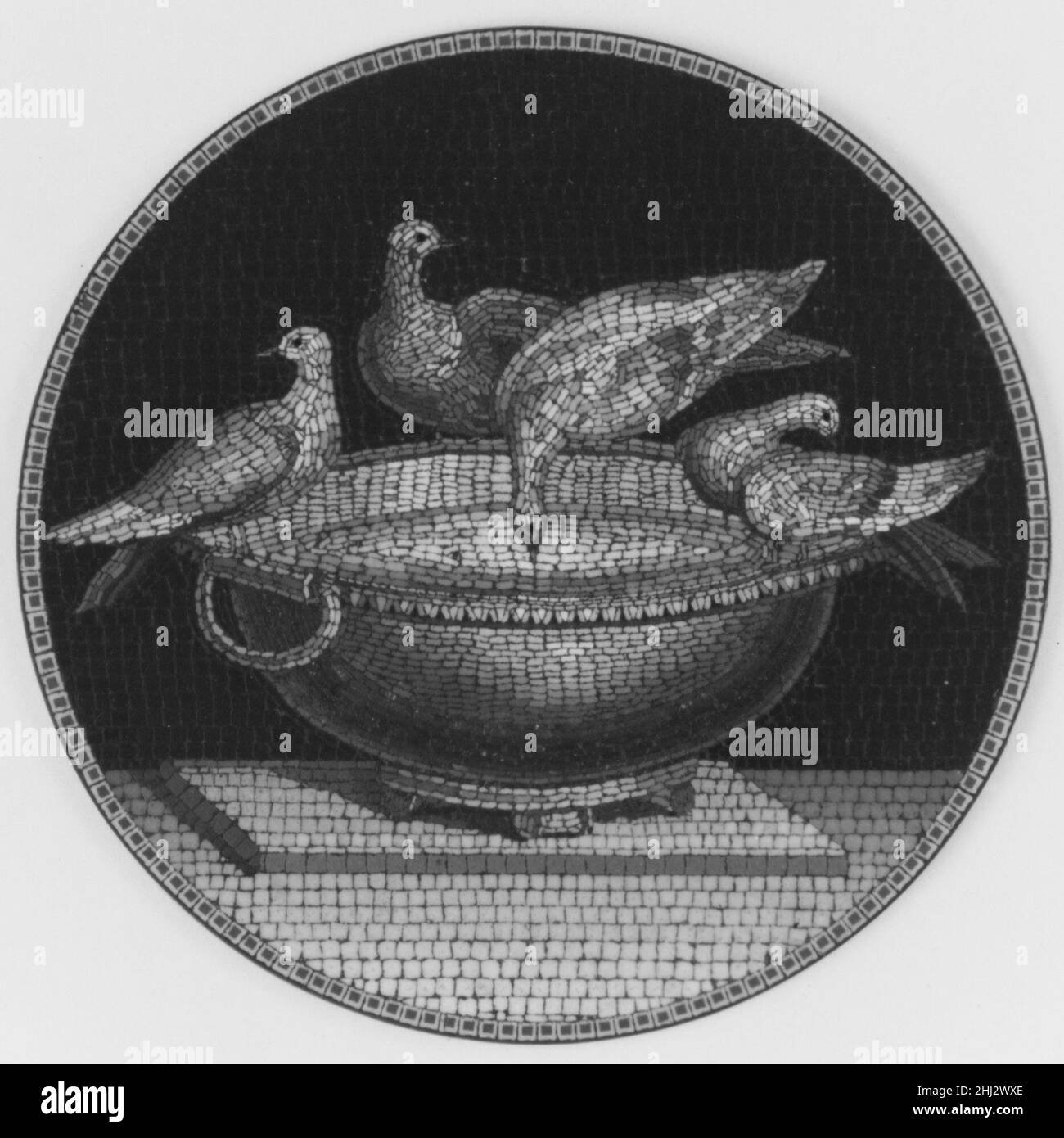 Doves of Pliny 1783 Giacomo Raffaelli Italian This roundel depicting ...