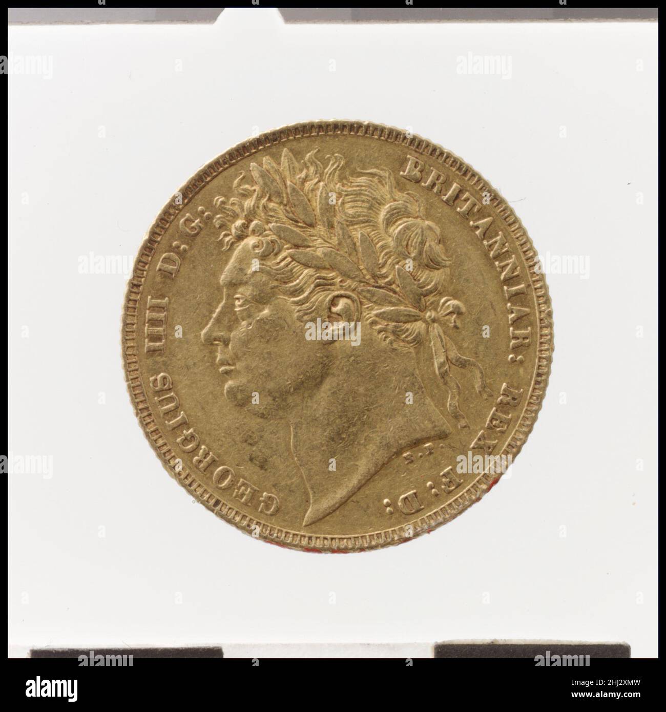 George IV sovereign 1821 Medalist: Benedetto Pistrucci Italian. George ...
