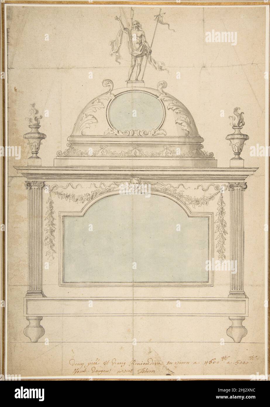 Design for a Reliquary 18th century Anonymous, French, 18th century ...