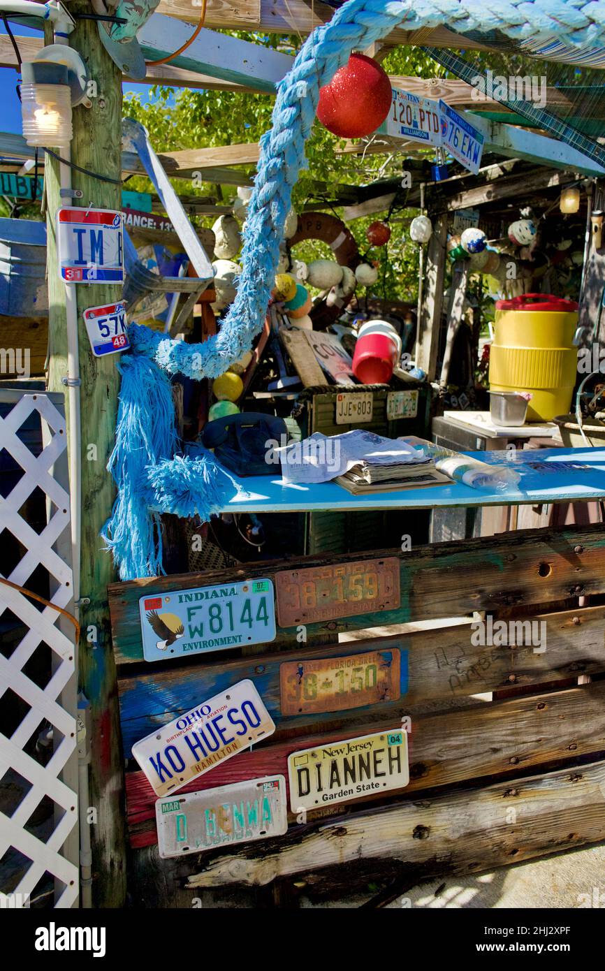 B.O.’s Fish Wagon, located on Caroline Street in Key West, Florida ...