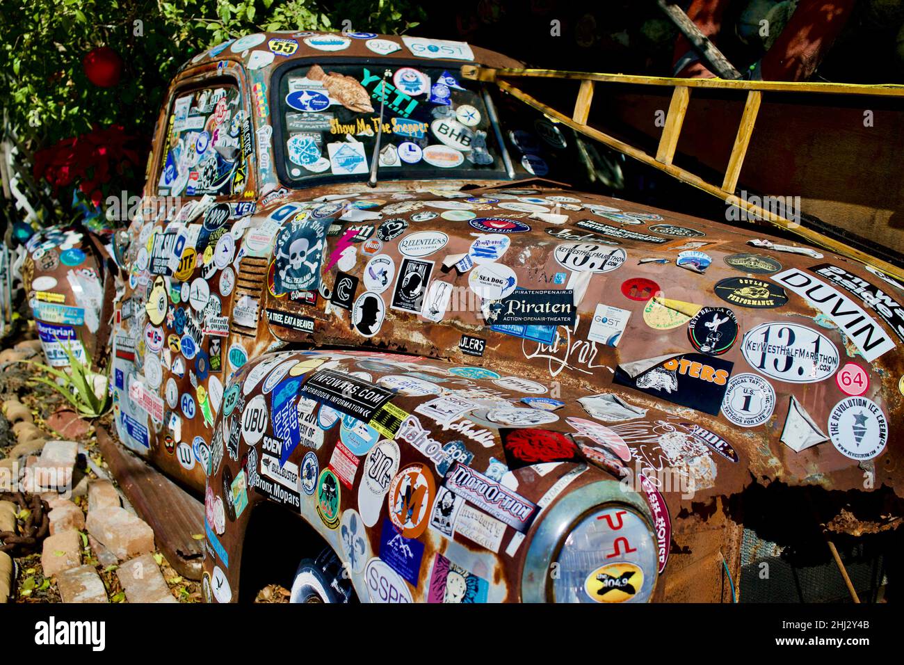 B.O.’s Fish Wagon, located on Caroline Street in Key West, Florida ...