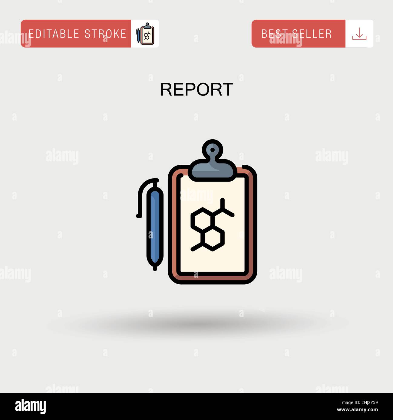 Report Simple vector icon Stock Vector Image & Art - Alamy