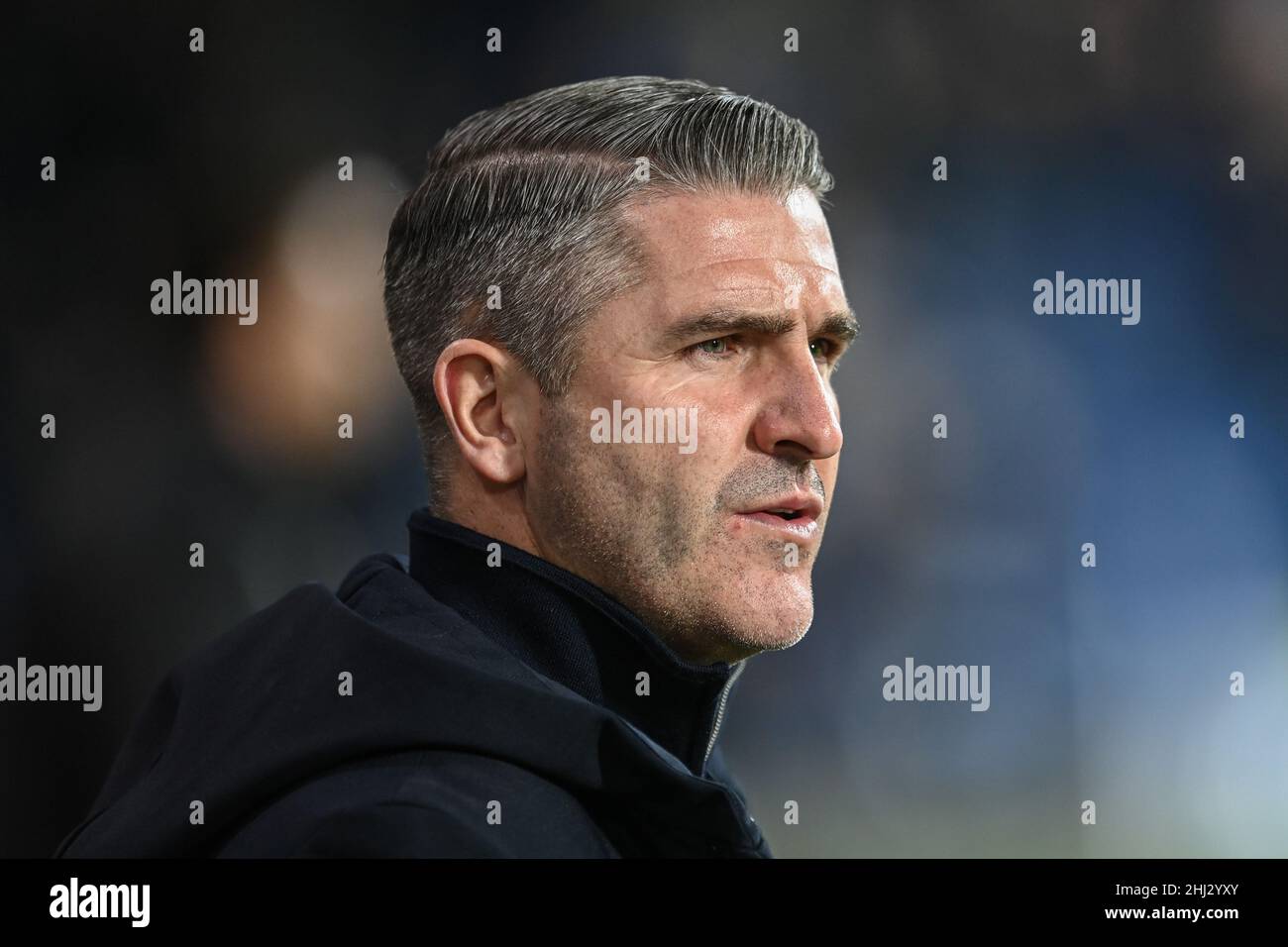Ryan Lowe manager of Preston North End during the game Stock Photo - Alamy