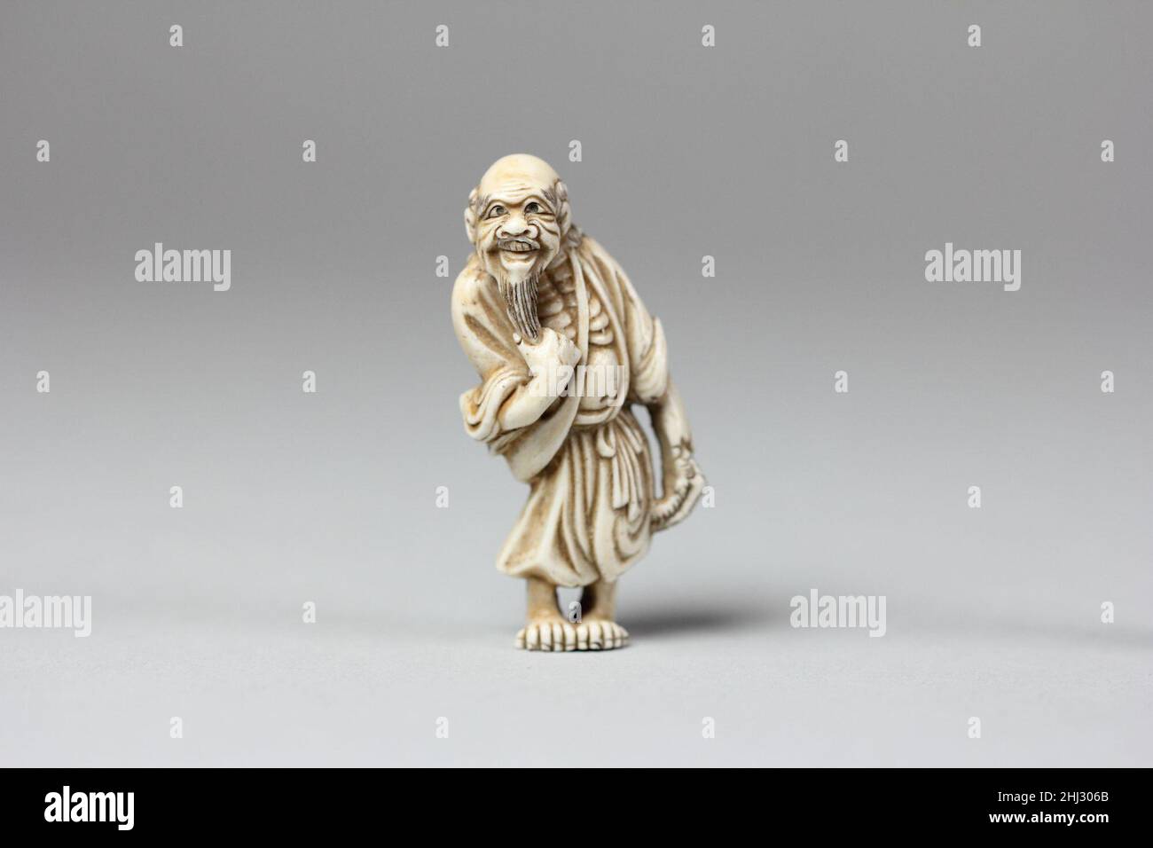 Netsuke of Old Man 18th–19th century Japan. Netsuke of Old Man 60302 ...