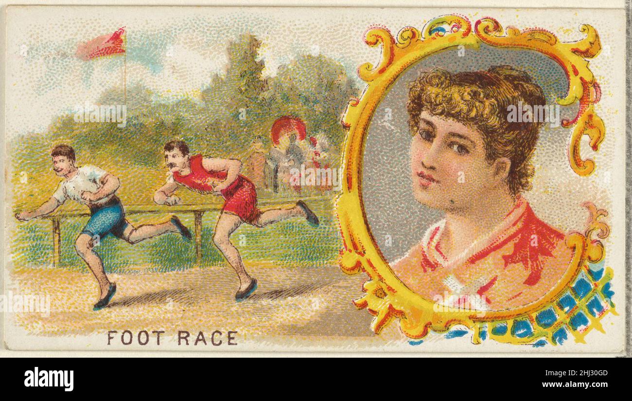 Foot Race, from the Games and Sports series (N165) for Old Judge ...
