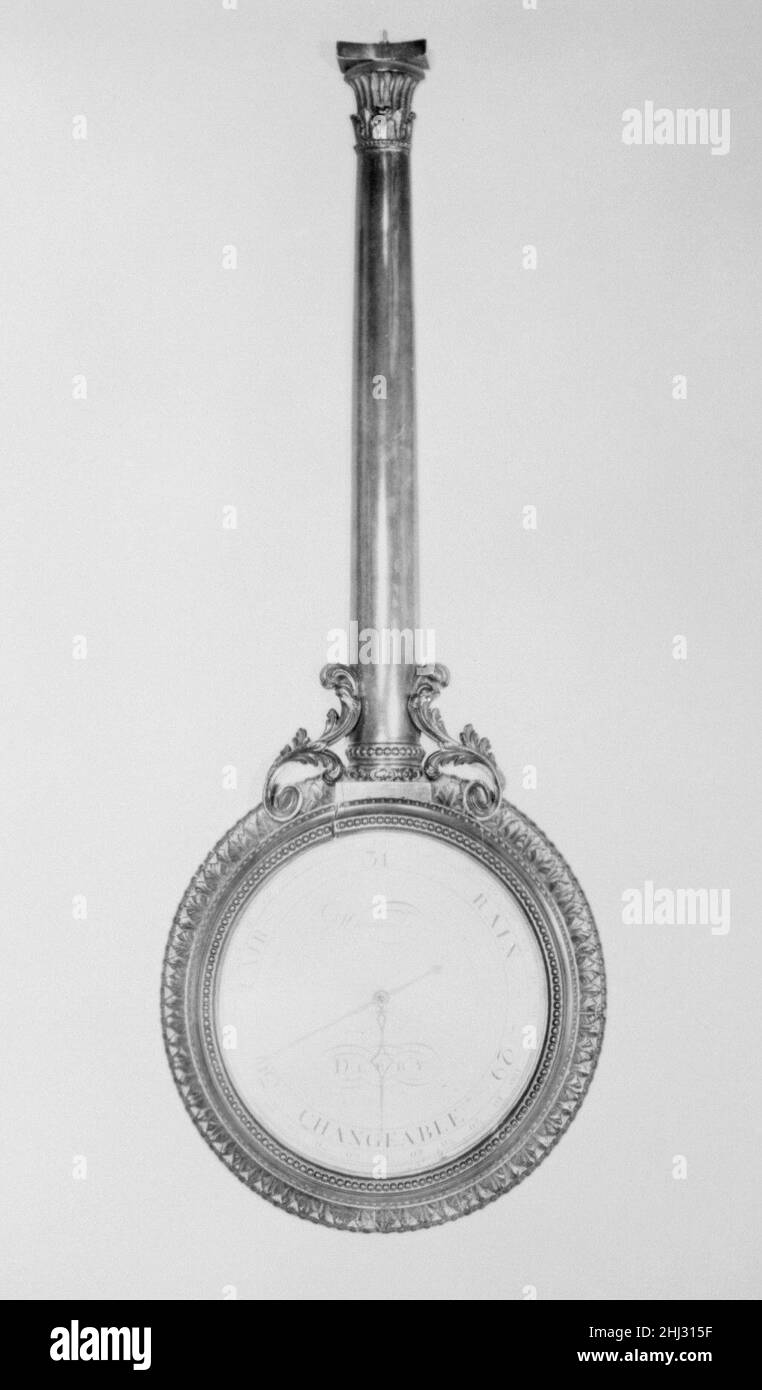 Wheel barometer ca. 1770 John Whitehurst. Wheel barometer 203690 Stock ...