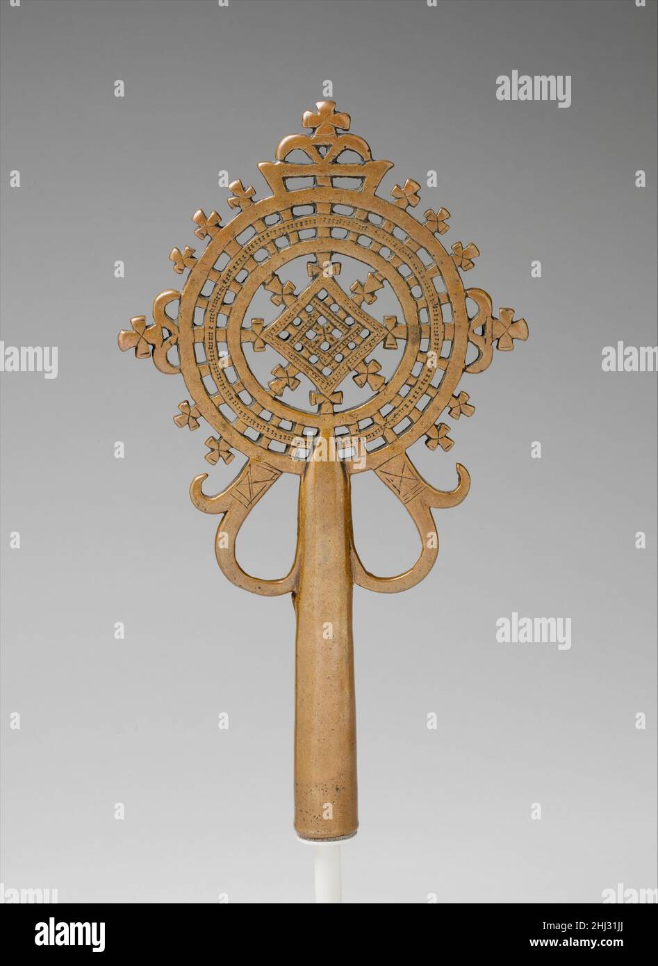 Processional Cross 15th century Amhara or Tigrinya peoples Metal ...