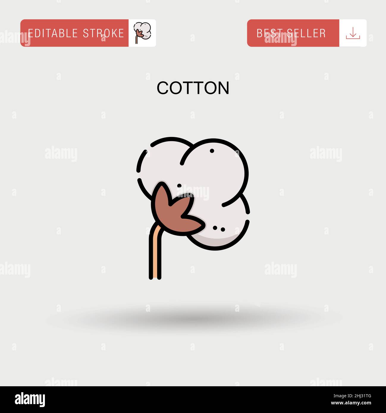 Cotton fall Stock Vector Images - Alamy