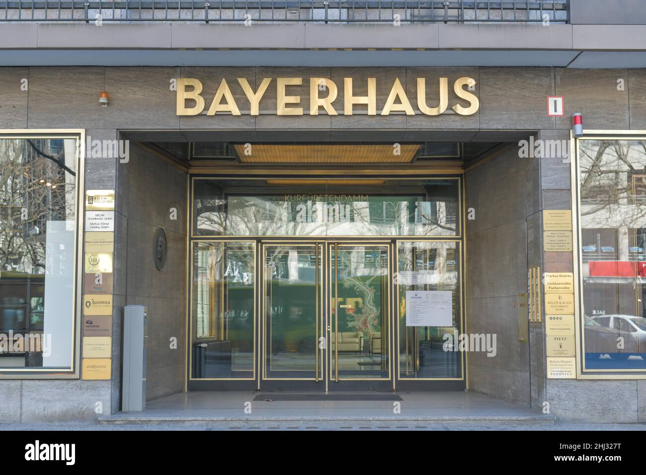 Bayer House, Kurfuerstendamm, Charlottenburg, Berlin, Germany Stock ...