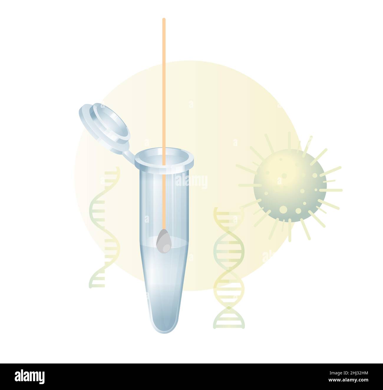 Nasal Swab - Nasopharyngeal Swab Testing and Sample collection - Icon ...