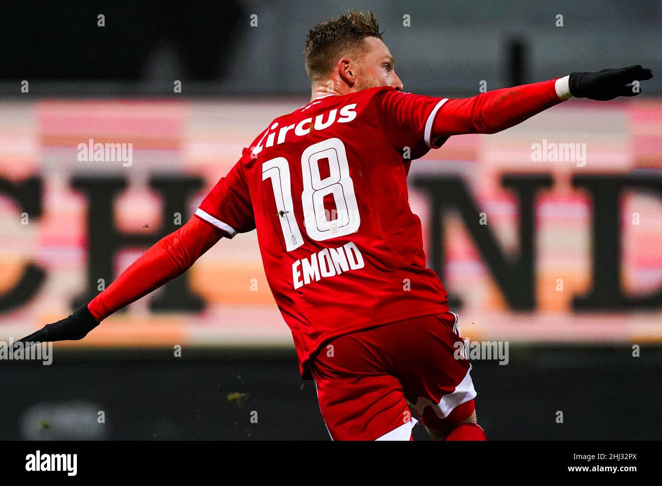 EUPEN, BELGIUM - JANUARY 26: Renaud Thierry Emond of Standard de Liege ...