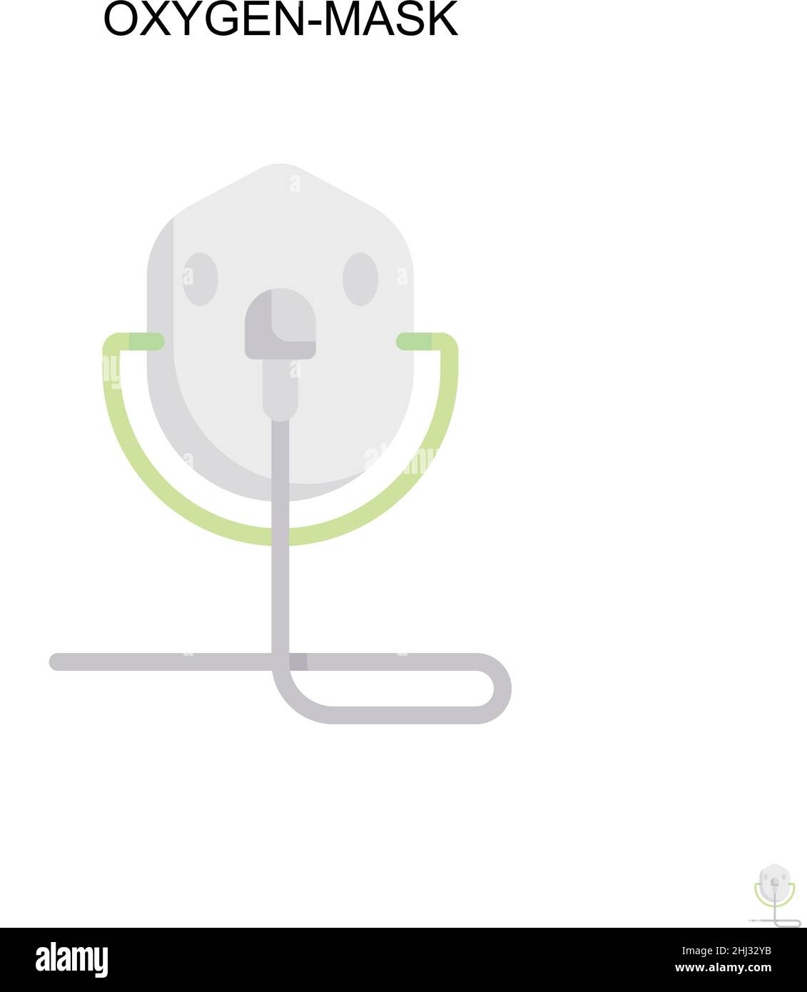 Oxygen mask Stock Vector Images - Alamy