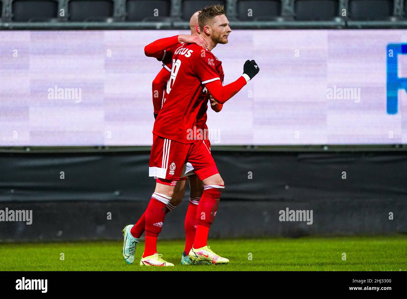 EUPEN, BELGIUM - JANUARY 26: Renaud Thierry Emond of Standard de Liege ...