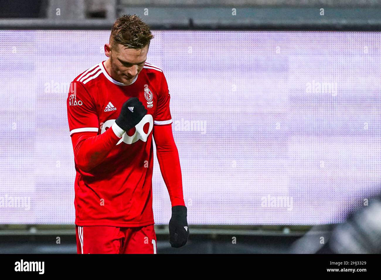 EUPEN, BELGIUM - JANUARY 26: Renaud Thierry Emond of Standard de Liege ...