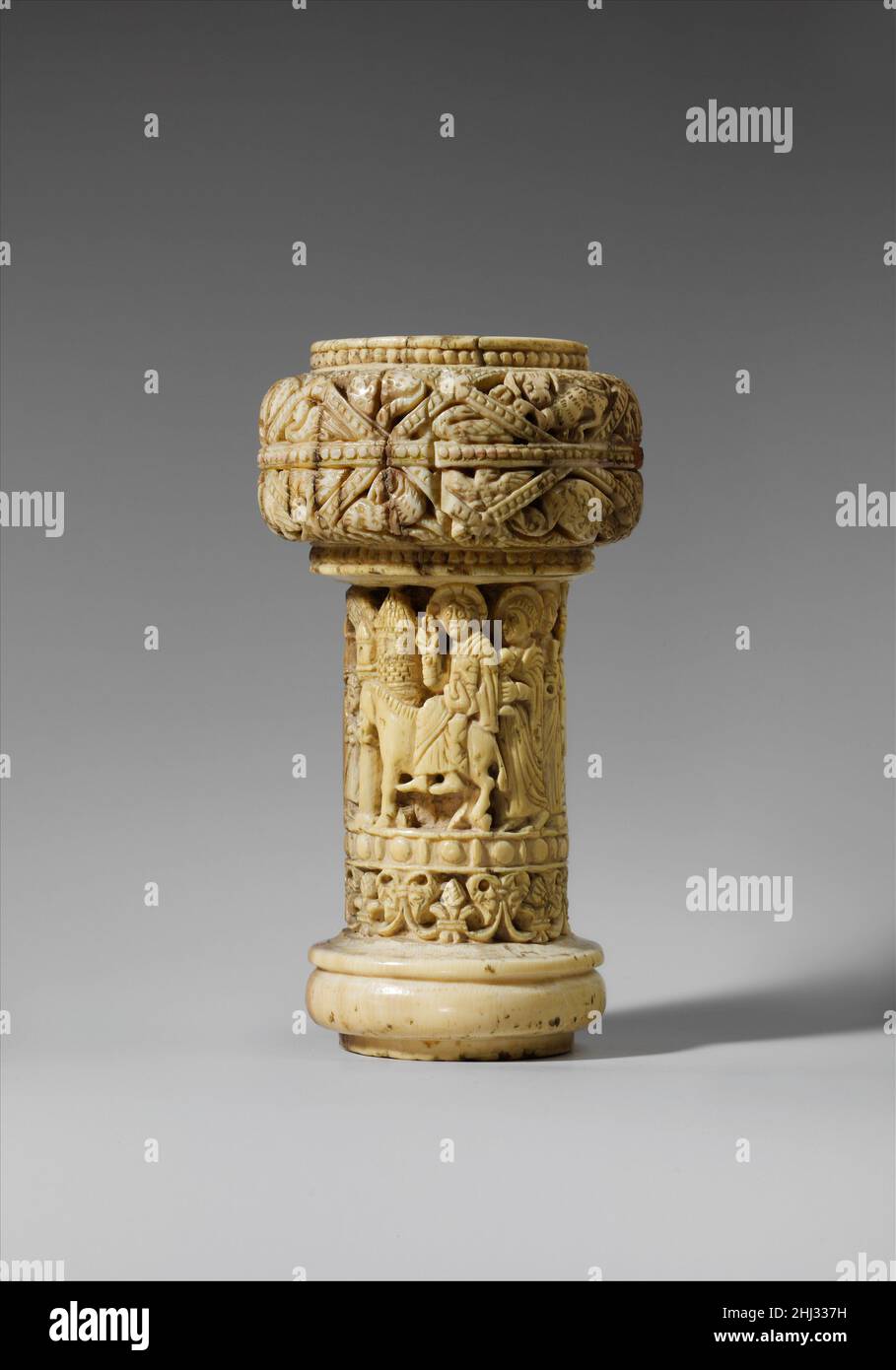 Part of an Ivory Crozier with the Entry into Jerusalem ca. 1200 British ...