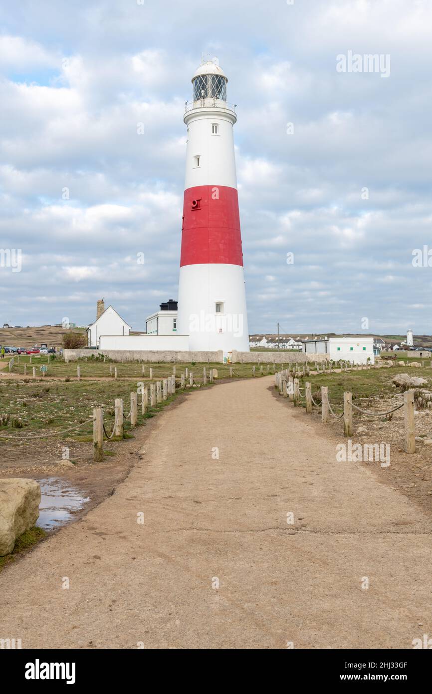Portland Bill lighthouse in Dorset Stock Photo - Alamy