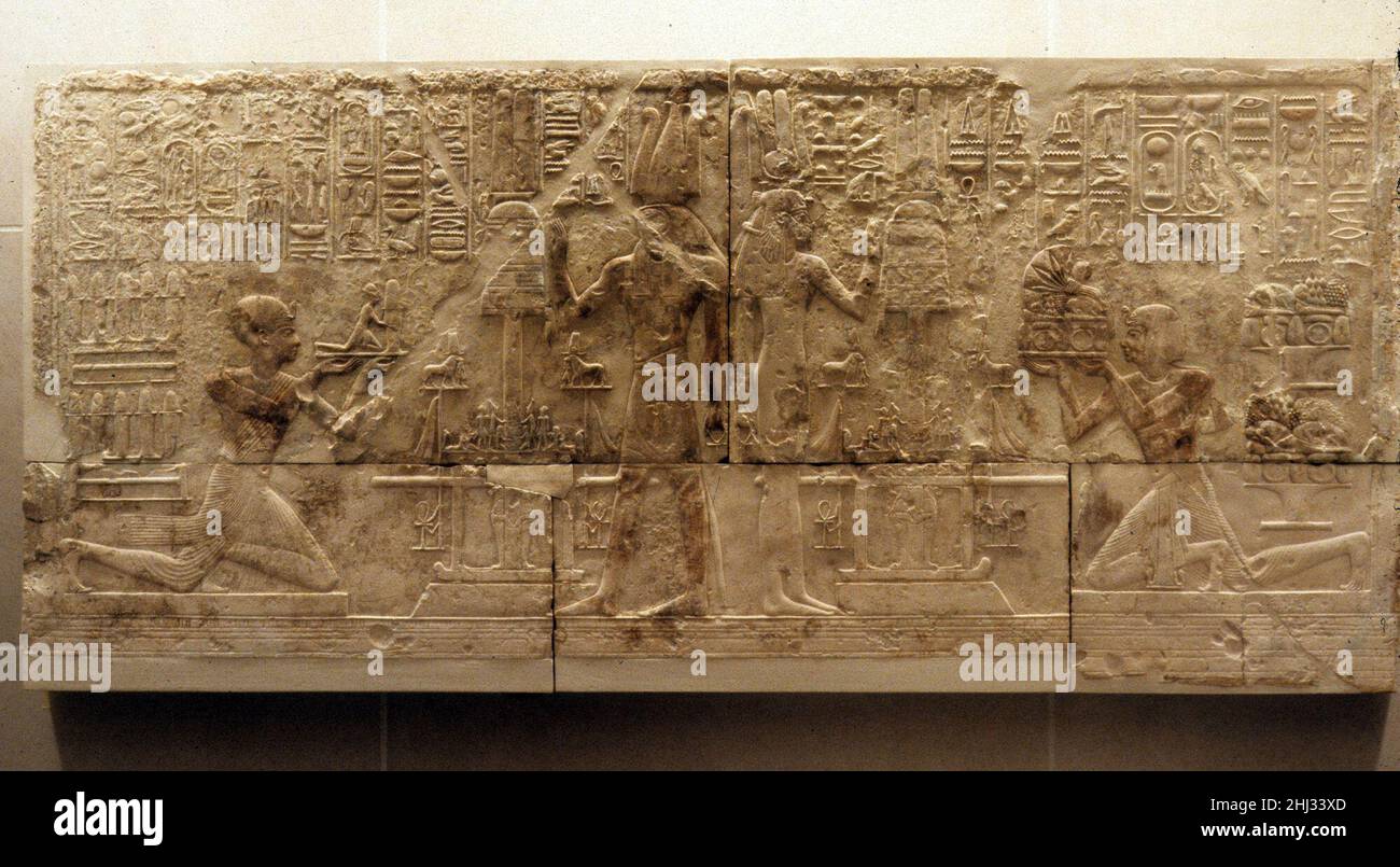 Relief from the West Wall of a Chapel of Ramesses I ca. 1295–1294 B.C ...