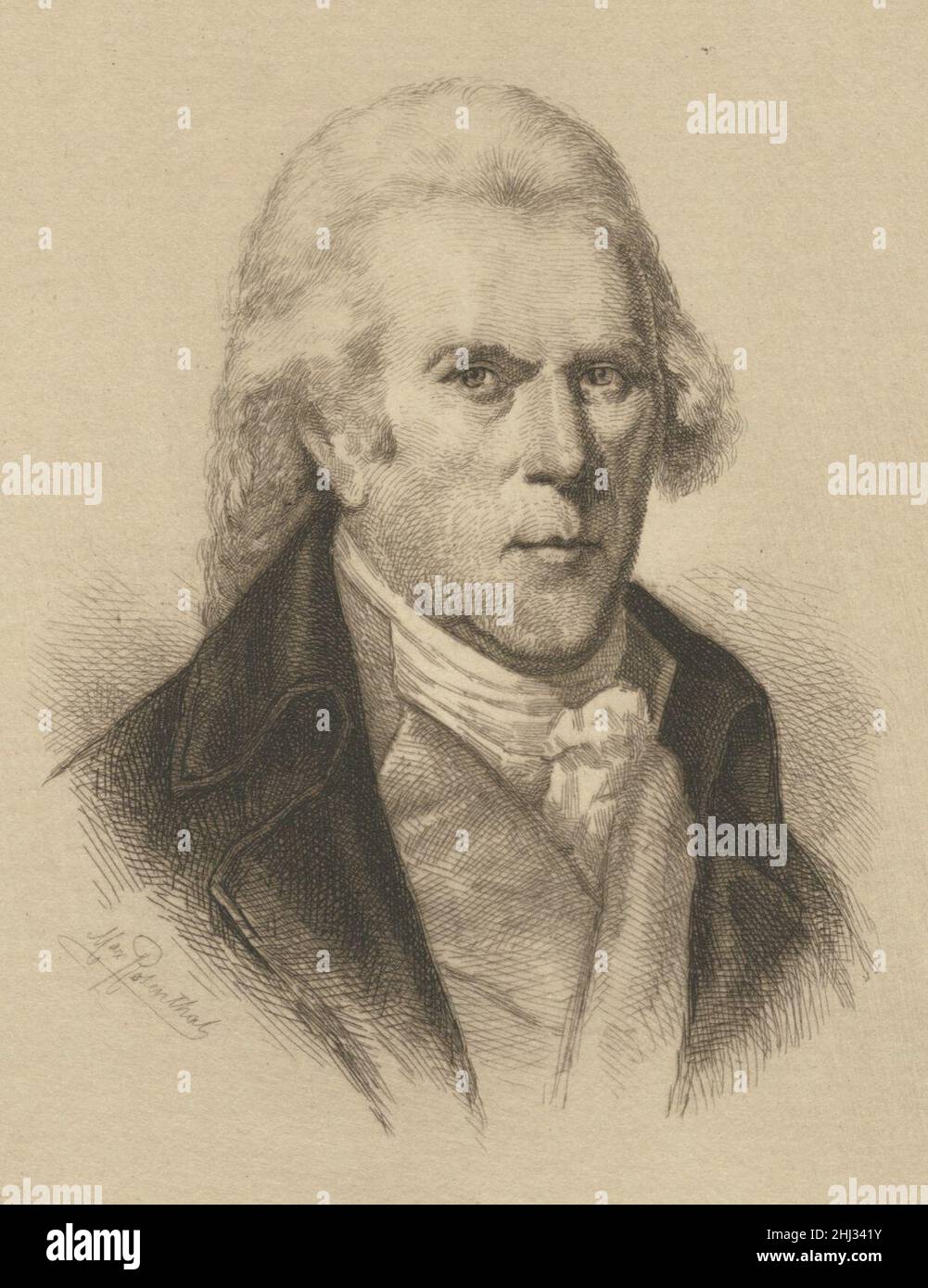 Col. Charles Stewart, member of the Continental Congress Stock Photo ...