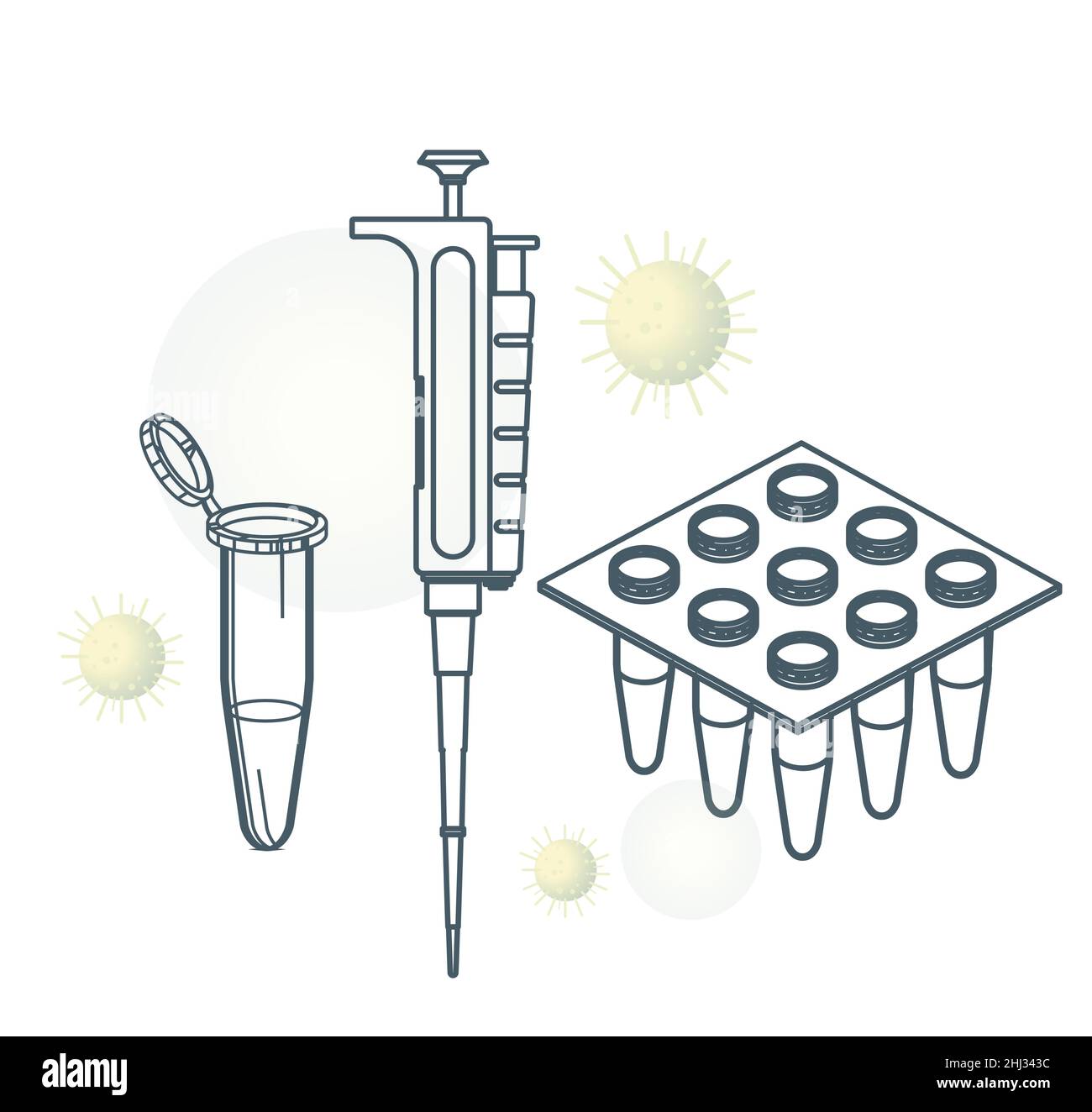 Micropipette vector vectors hi-res stock photography and images - Alamy