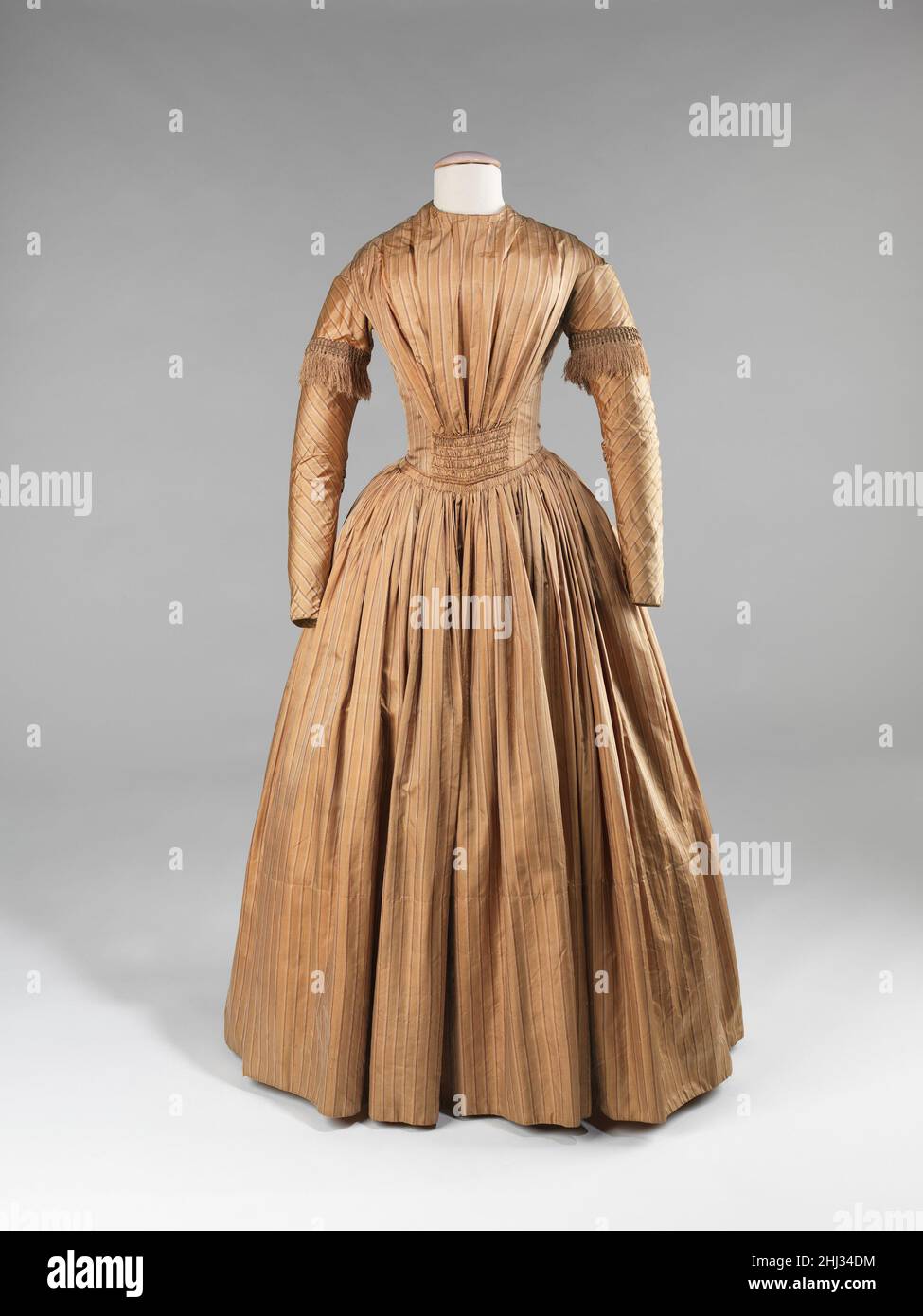 Afternoon dress ca. 1845 American This is a very finely made example of ...